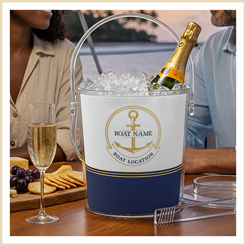 Custom Nautical Ice Buckets | Upwind Design